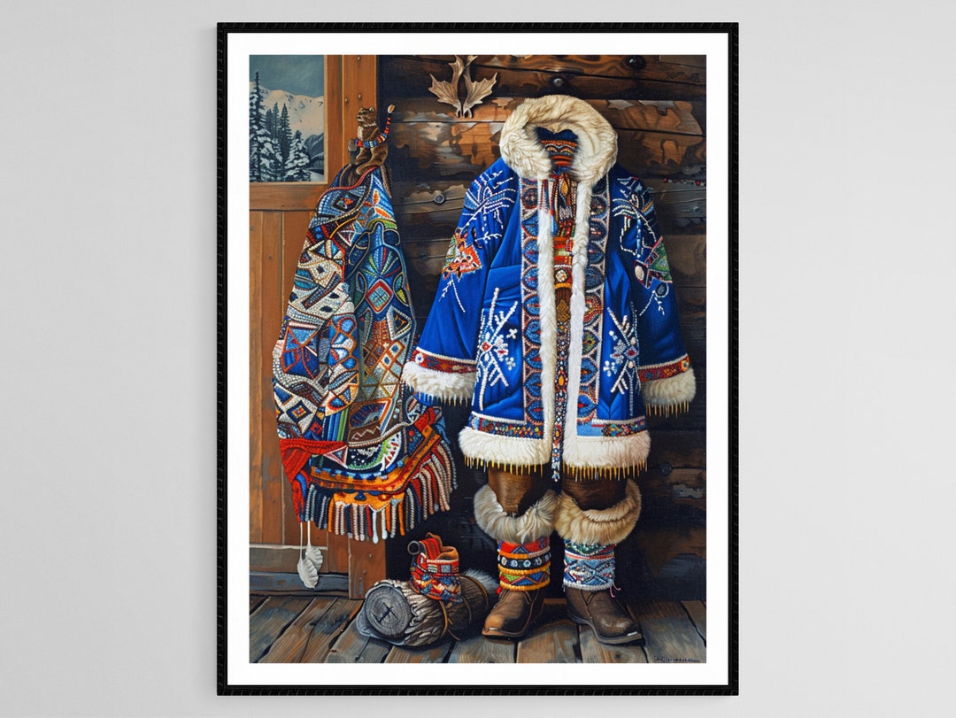 Inuit Cultural Art, Arctic Heritage Painting - Etsy