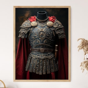 Roman Chest Armor Poster, Classic Legionary Art - Etsy