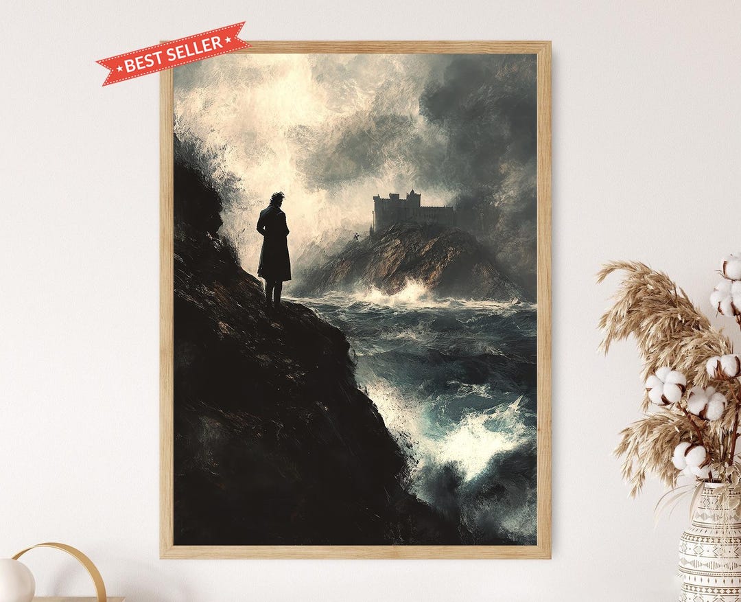 The Count of Monte Cristo Art Print, Edmond Dantès and Château D'if ...