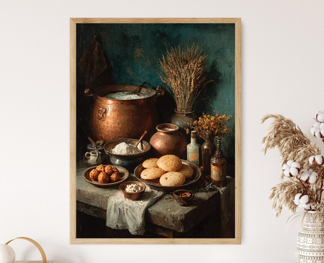 Amritsar Baisakhi Baking Painting, Punjabi Festival Kitchen Poster ...