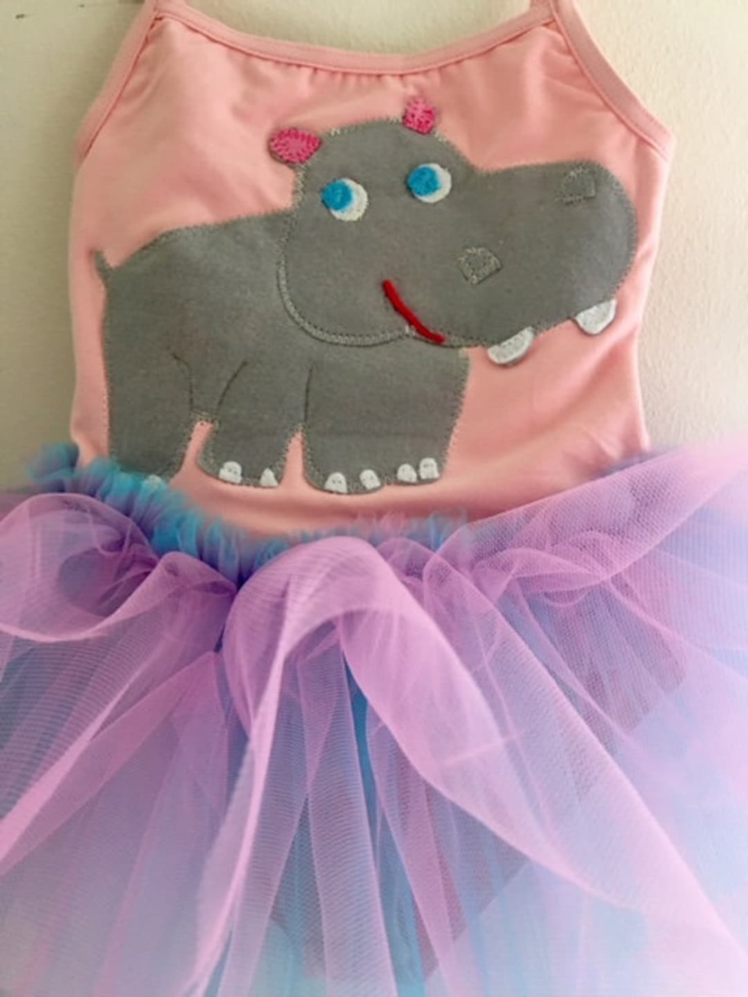 Toddler Hippo Birthday Dress HIPPO COSTUME Hippo Tutu - Etsy