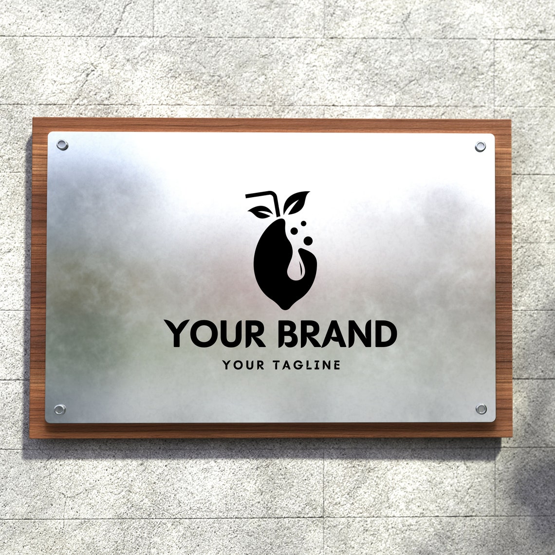 Lemon Fruit Company Logo, Vector Logo, Customizable Logo, Custom ...