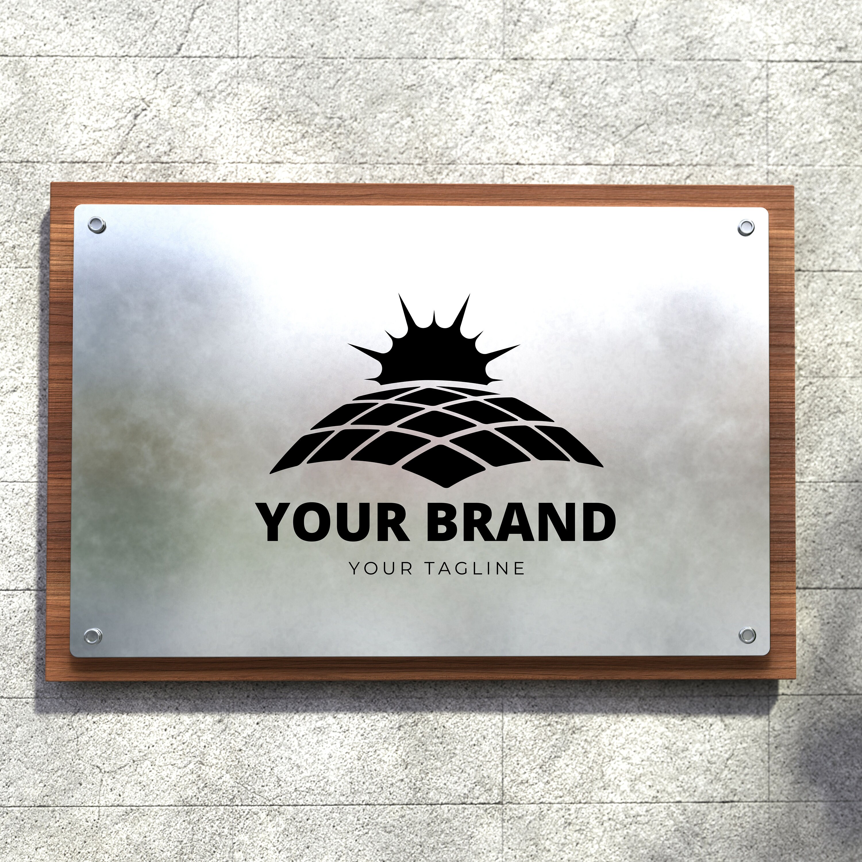 Photovoltaics Solar Sun Logo, Vector Logo Design, Customizable Logo ...