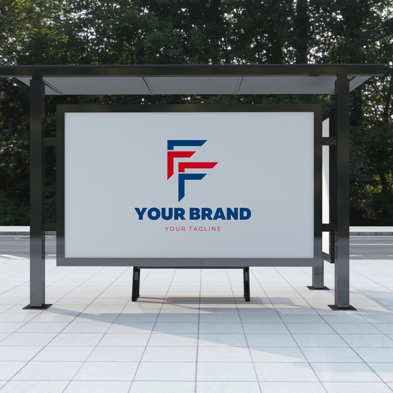 Letter FF Business Logo, Vector Logo Design, Customizable Logo, Custom ...