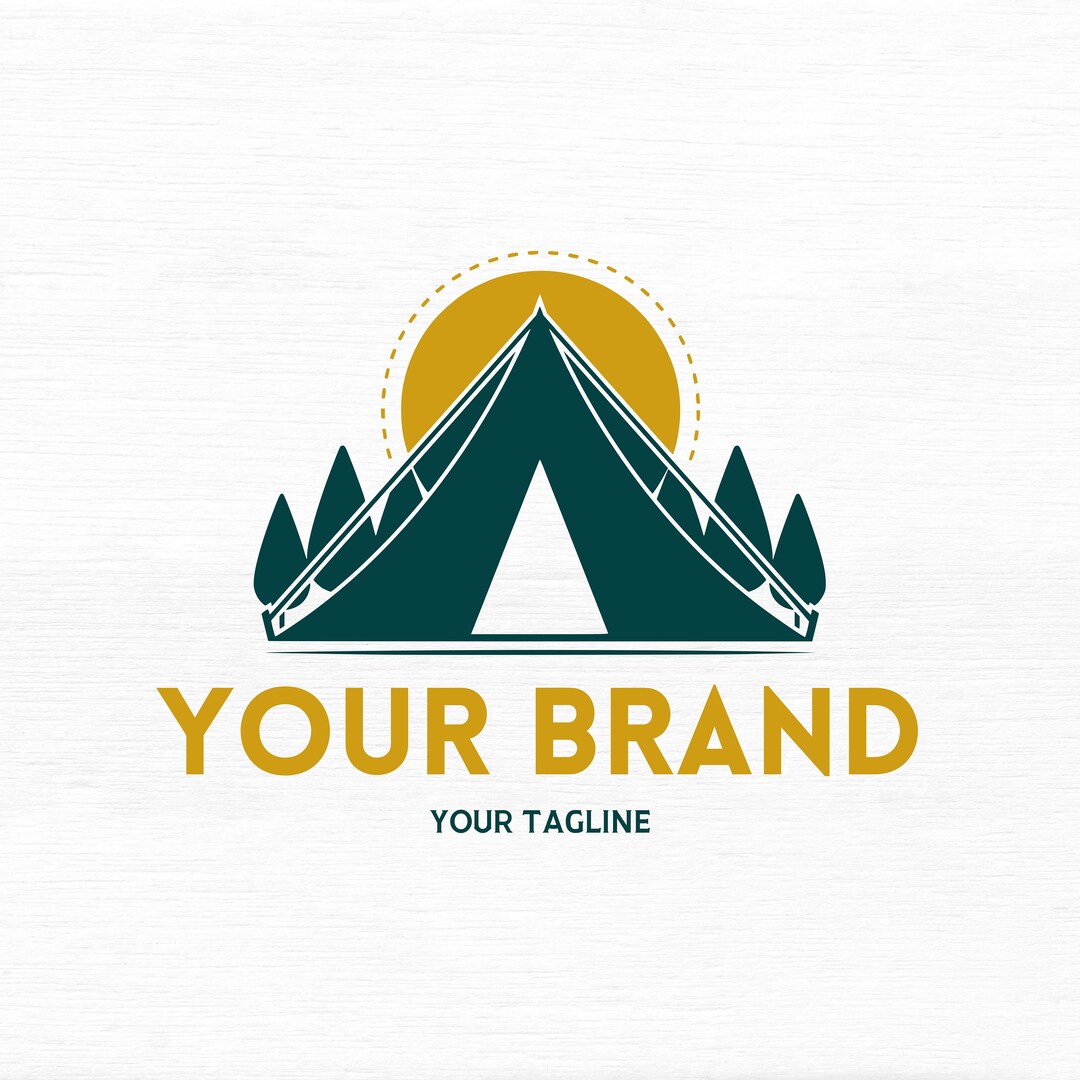 Campsite Tent Business Logo, Vector Logo Design, Customizable Logo ...
