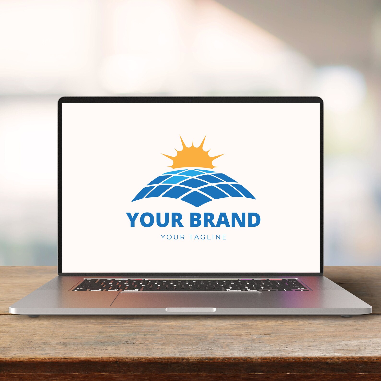 Photovoltaics Solar Sun Logo, Vector Logo Design, Customizable Logo ...