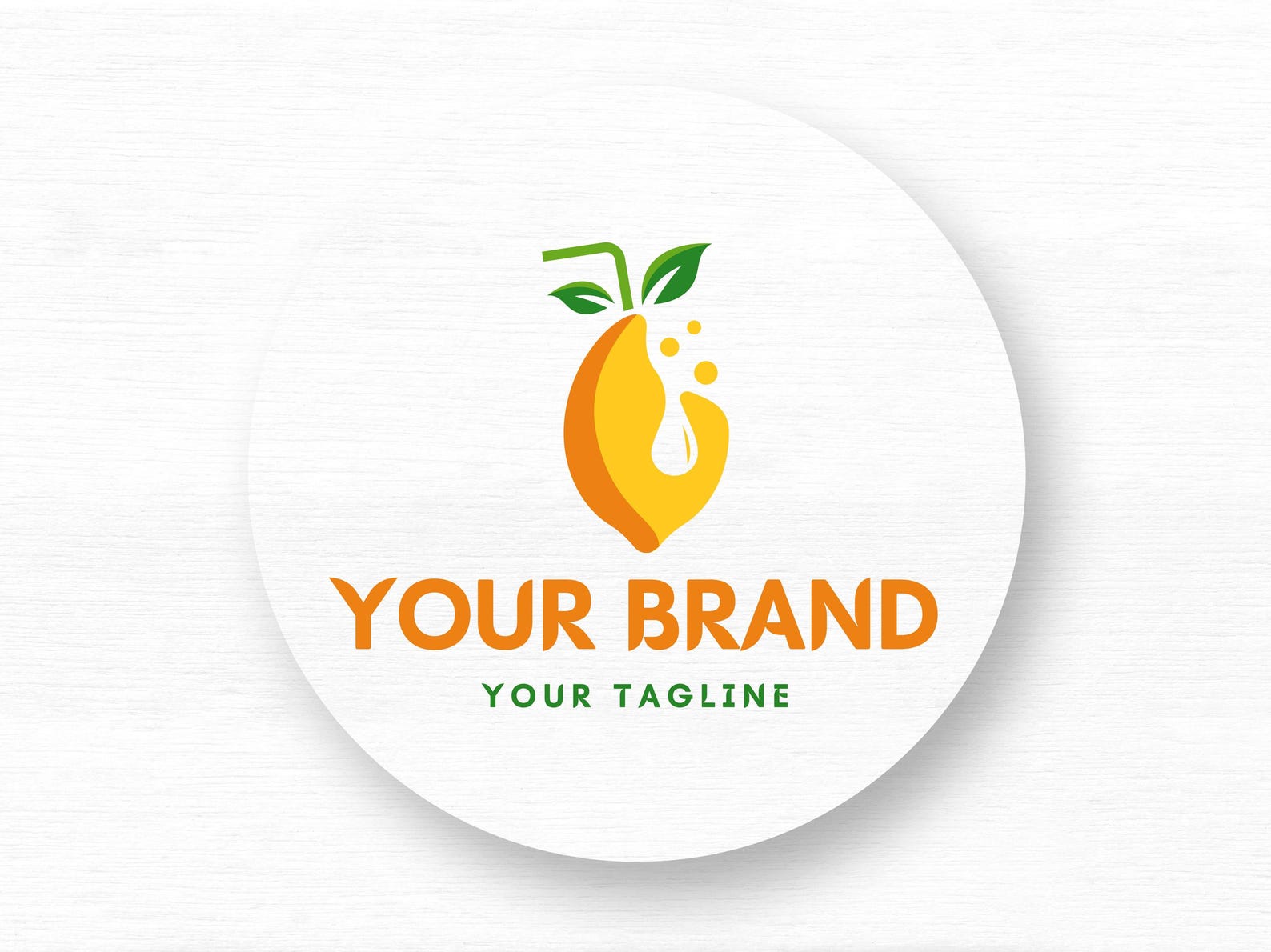 Lemon Fruit Company Logo, Vector Logo, Customizable Logo, Custom ...