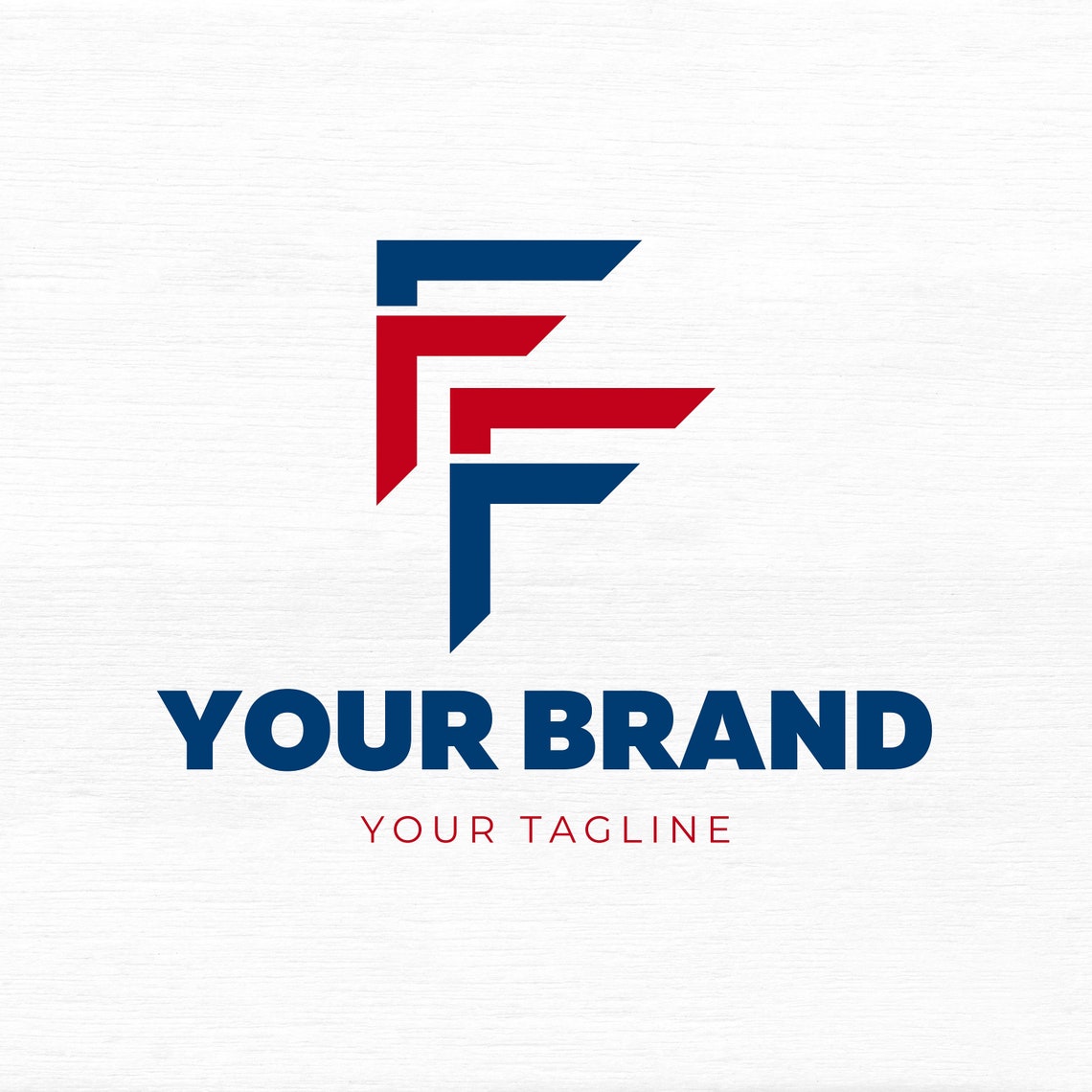 Letter FF Business Logo, Vector Logo Design, Customizable Logo, Custom ...