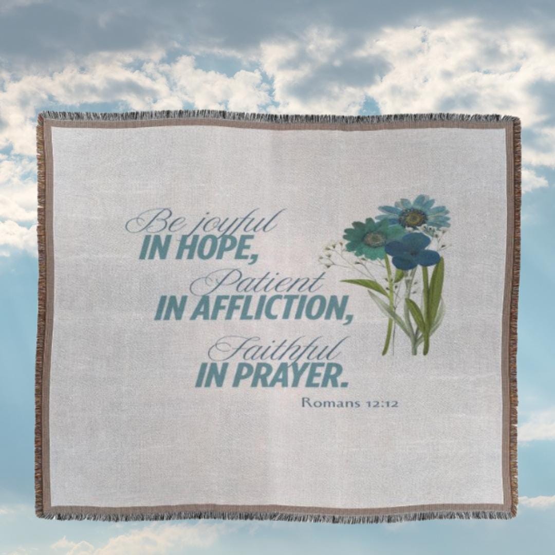 Large Bible Scripture Woven Stadium Blanket/throw. 50" X 60". Romans 12 ...
