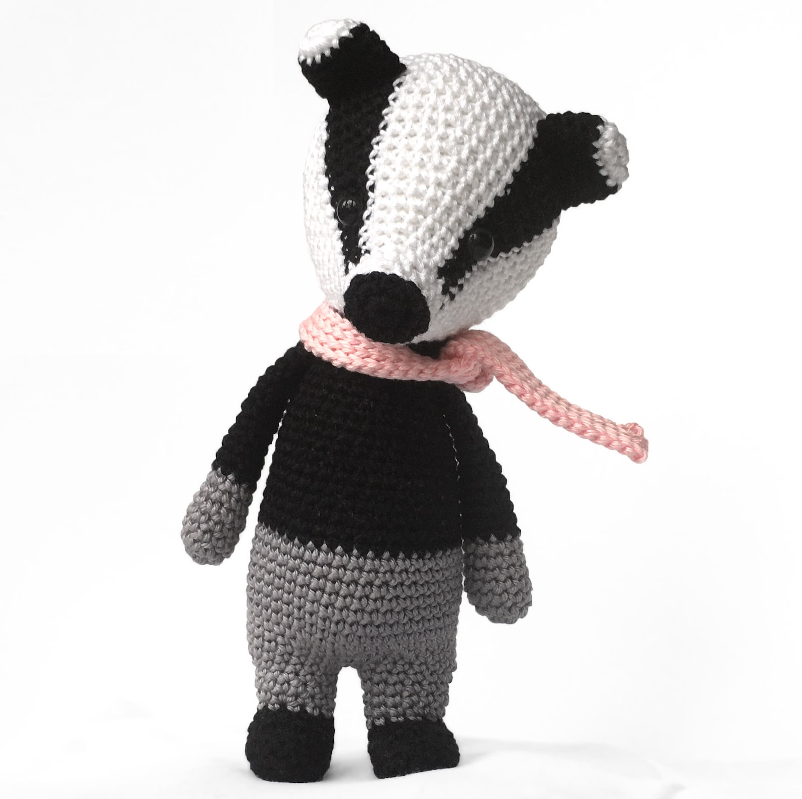 Amigurumi Crochet Badger Pattern Pdf Download Diy - Etsy