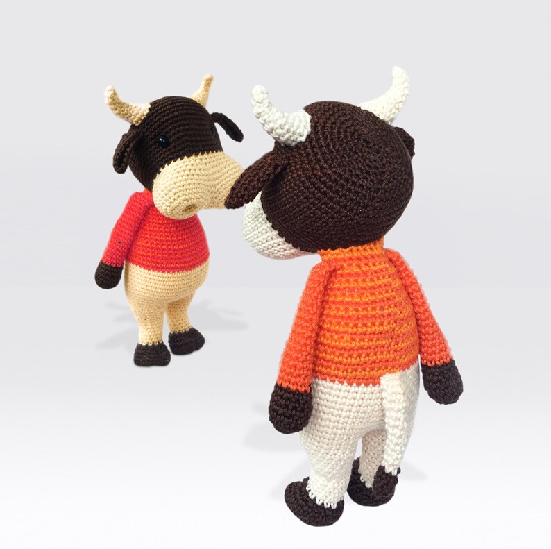 Amigurumi Crochet Bull Pattern Ringo the Bull PDF DIY - Etsy