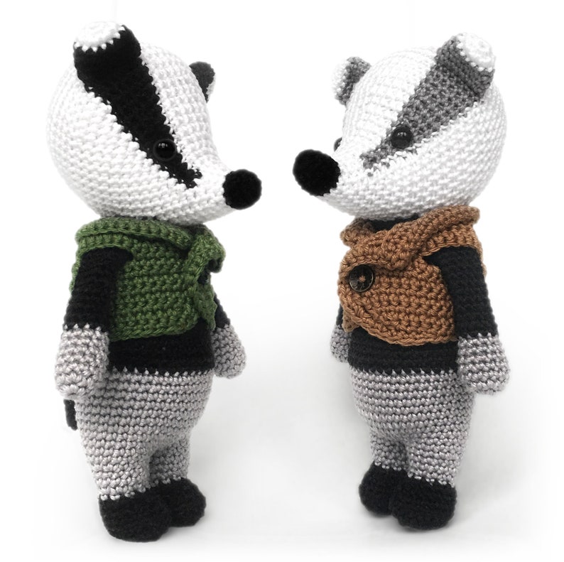 Amigurumi Crochet Badger Pattern Pdf Download Diy - Etsy