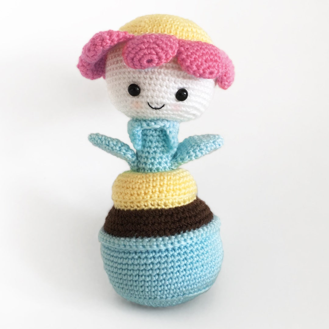 Crochet Flower Doll Pattern - Amigurumi Daisy the Flower - Etsy