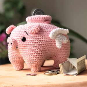 Amigurumi Crochet Piggy Bank Pattern - Grace the Piggy Bank - Etsy