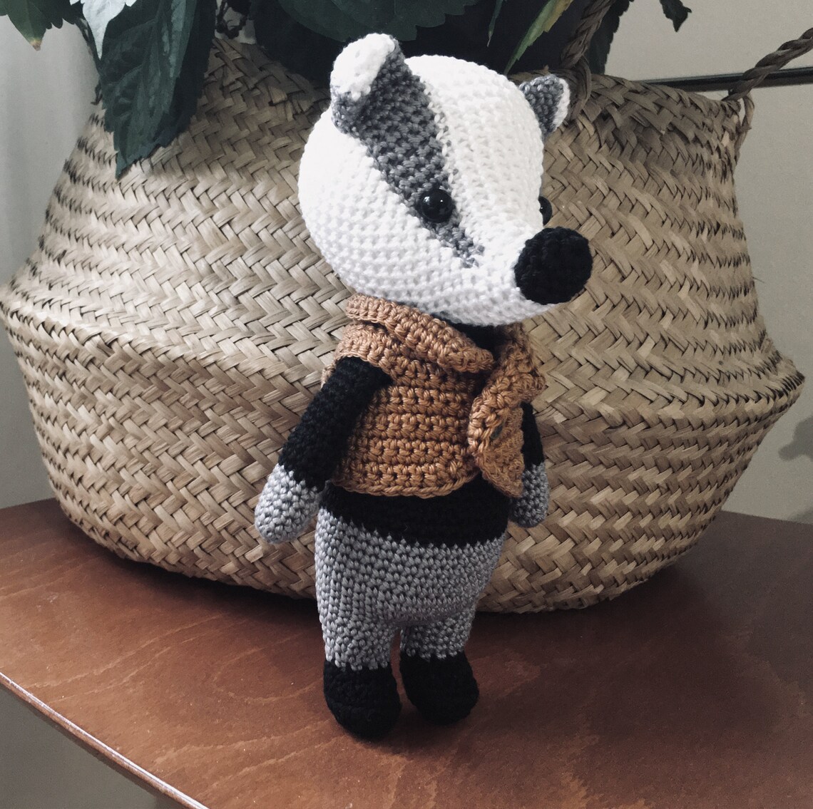 Amigurumi Crochet Badger Pattern Pdf Download Diy - Etsy