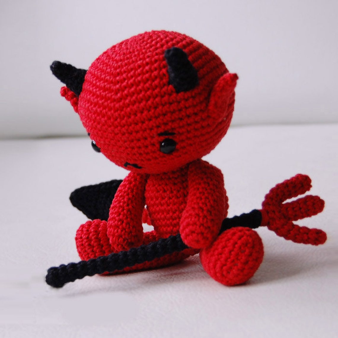 Amigurumi Crochet Devil Pattern Baby Devil Softie Plush | Etsy