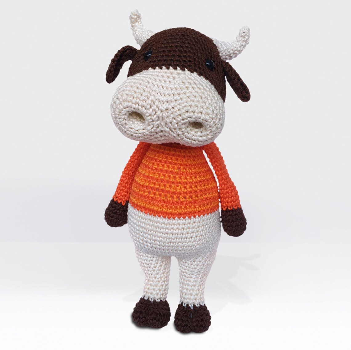 Amigurumi Crochet Bull Pattern Ringo the Bull Softie | Etsy