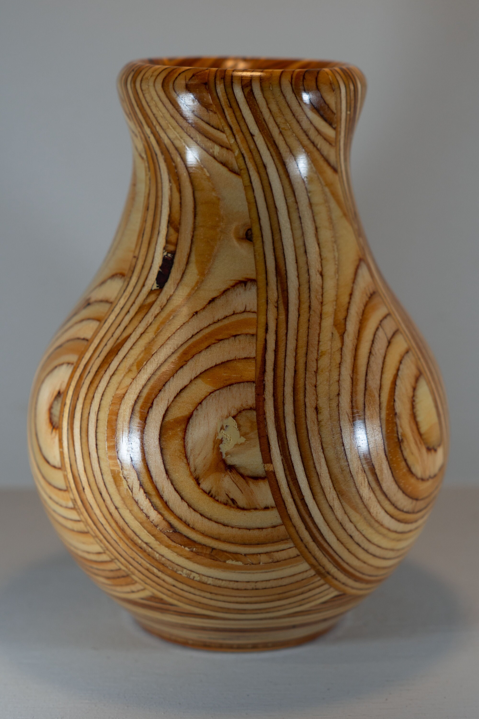 Plywood Turned Vase - Etsy Canada