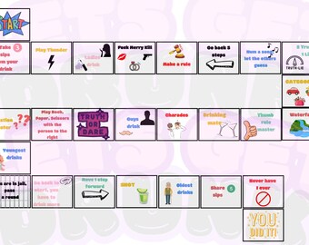 Booze Board: the Drinking Board Game for Everyone - Etsy