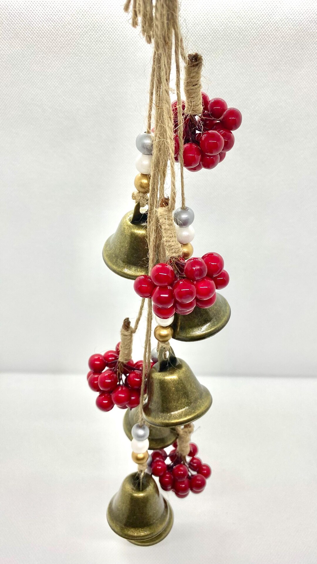 Wind Chime “wintertime” With Brass Bells. Chimes. Festive Christmas ...