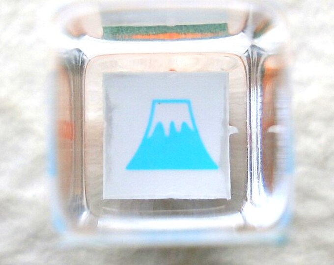Mount Fuji Rubber Stamp Mini Mini Size - Etsy