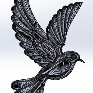 3D Printable Bird Model STL File Detailed Bird Design for 3D Printing ...