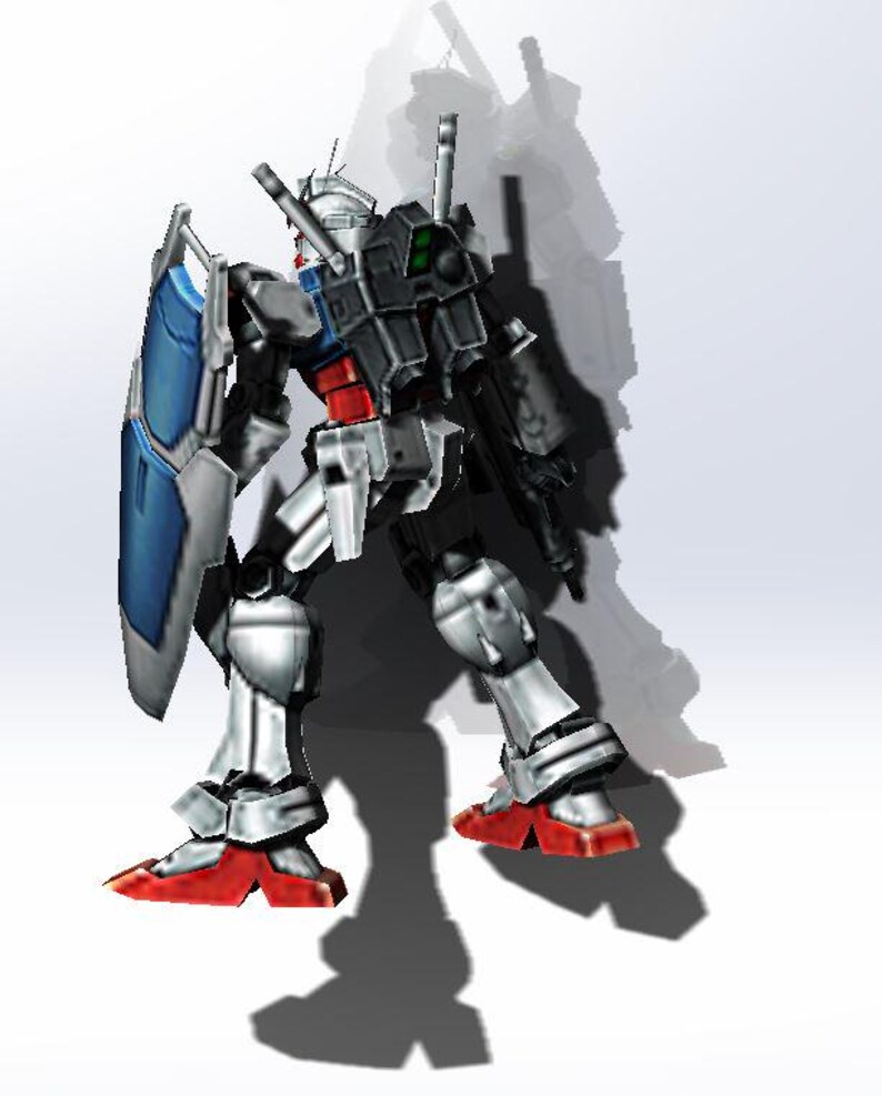 Gundam Zephyranthes STL File for 3D Printing Detailed Mecha Model Kit ...