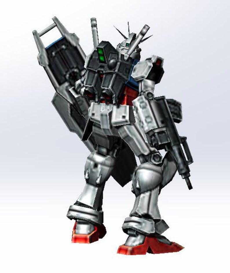 Gundam Zephyranthes STL File for 3D Printing Detailed Mecha Model Kit ...