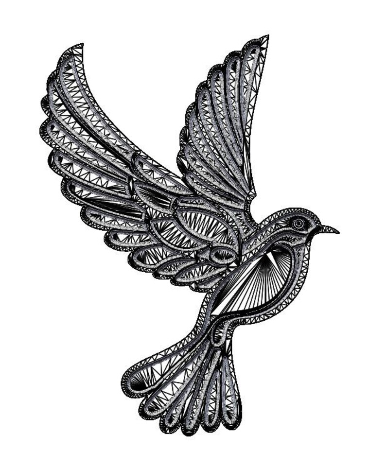 3D Printable Bird Model STL File Detailed Bird Design for 3D Printing ...