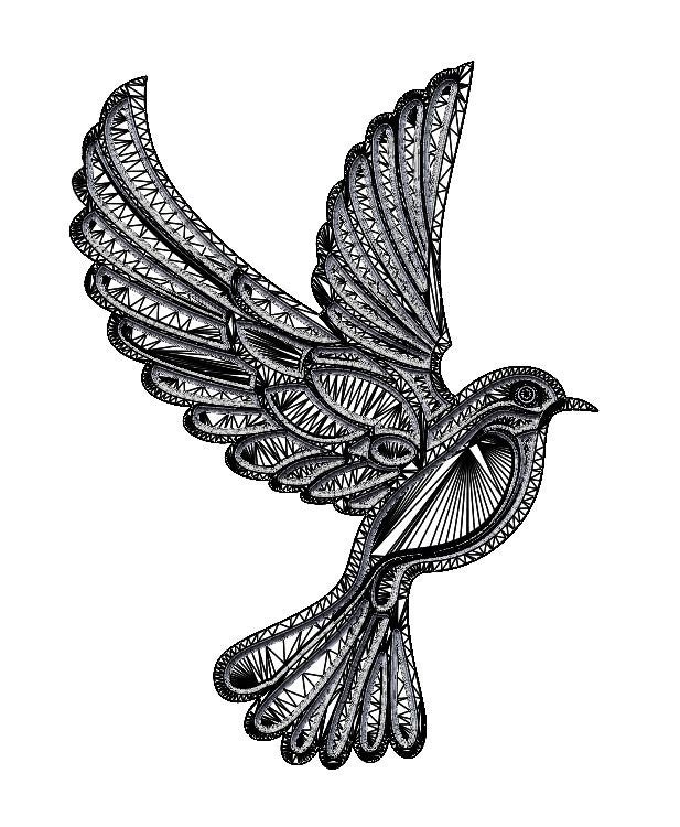 3D Printable Bird Model STL File Detailed Bird Design for 3D Printing ...