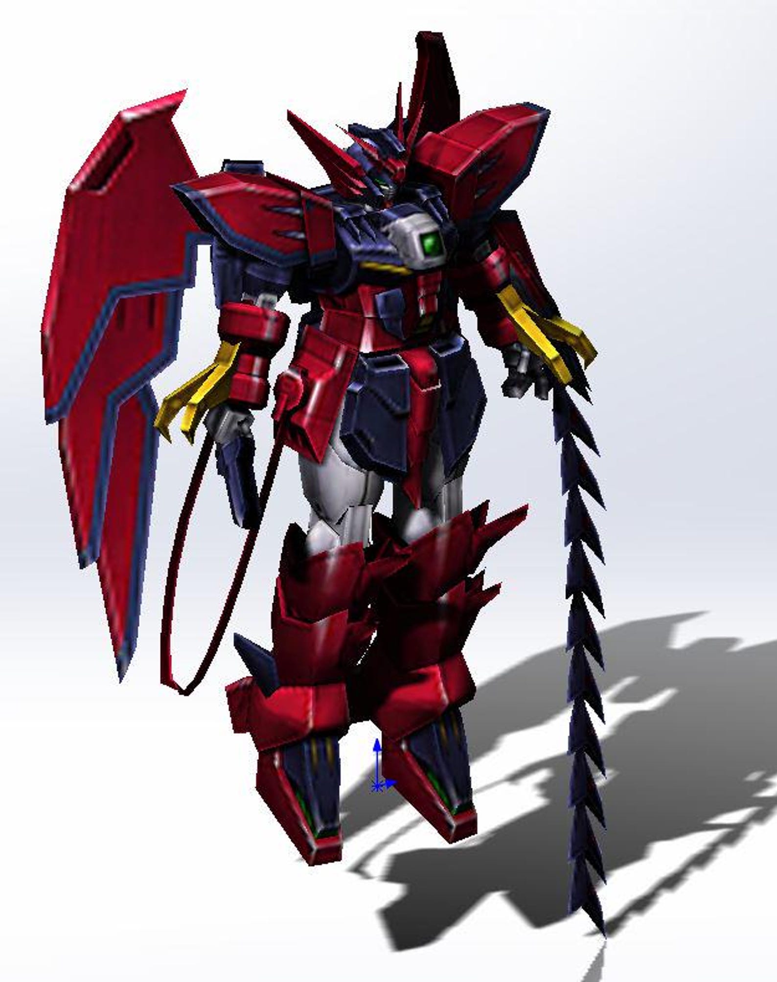 3D Printable STL File Gundam Epyon Model Kit Custom Design for 3D ...