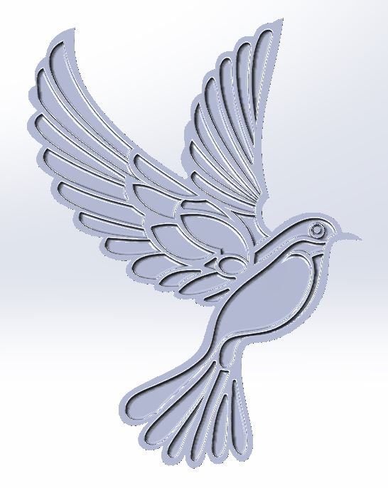 3D Printable Bird Model STL File Detailed Bird Design for 3D Printing ...