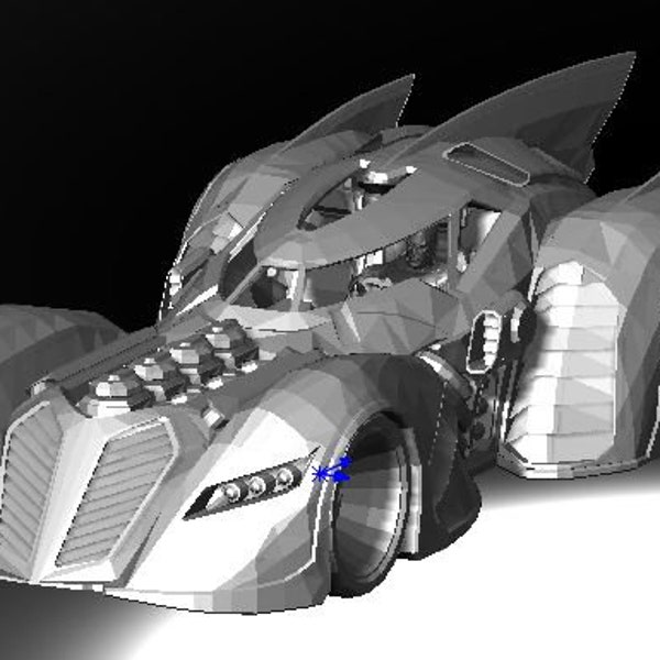 Batmobile Stl - Etsy
