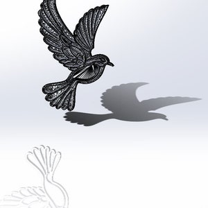 3D Printable Bird Model STL File Detailed Bird Design for 3D Printing ...