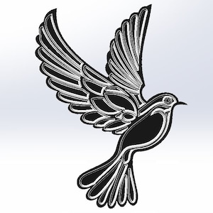 3D Printable Bird Model STL File Detailed Bird Design for 3D Printing ...