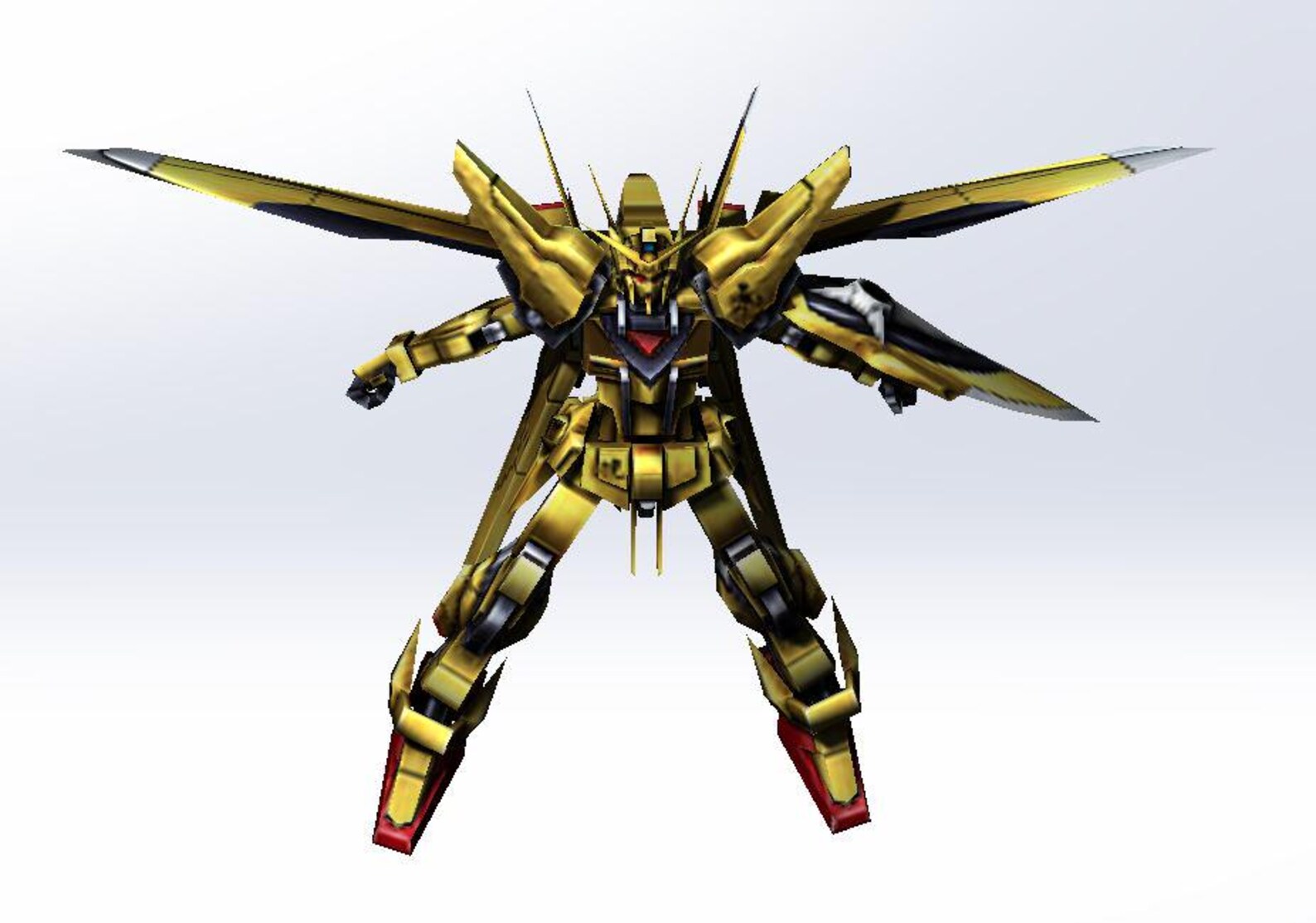 3D Printable STL File Gundam Akatsuki Model Kit High-quality Custom ...