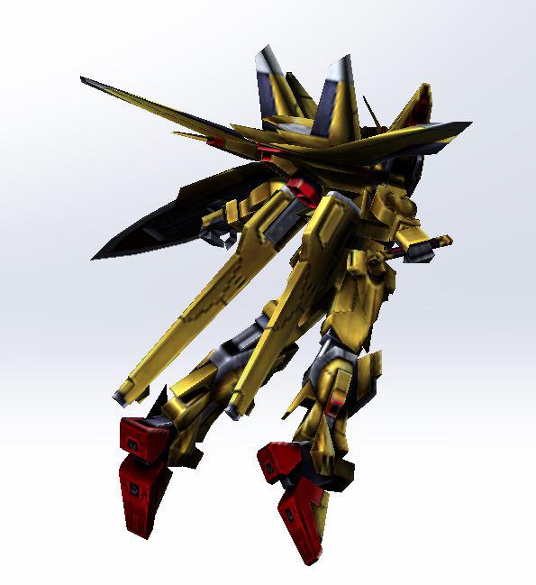 3D Printable STL File Gundam Akatsuki Model Kit High-quality Custom ...