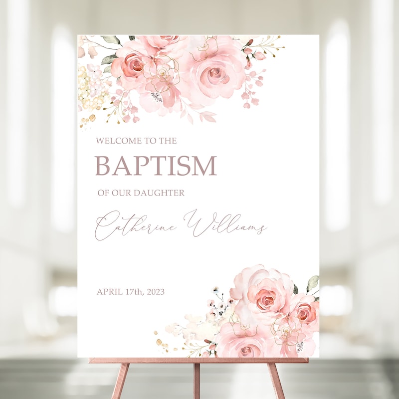Baptism Sign - Etsy