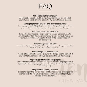 Editable Funeral Bundle Template Leaves Greenery, Botanical Celebration ...