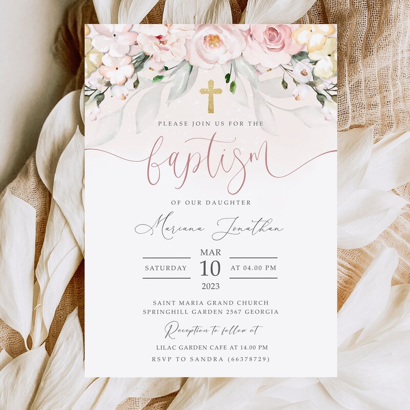 Printable Baptism - Etsy