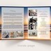 Editable Beach Sunset Letter Bi-fold Funeral Program Template Large ...