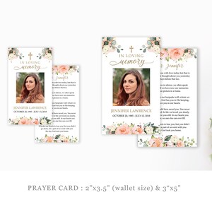 Editable Funeral Bundle Template Pink White Roses, Floral Celebration ...