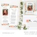 Editable Funeral Bundle Template Pink White Roses, Floral Celebration ...