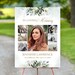 Editable Funeral Sign Greenery Leaves , Photo Collage Funeral Sign ...