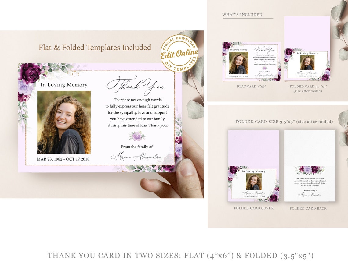 Editable Funeral Bundle, Memorial Package Celebration of Life Package ...