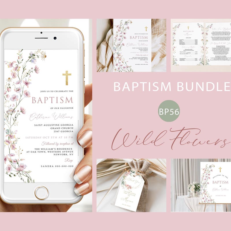 Girl Baptism Package - Etsy