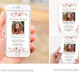 Funeral Templates Bundle, in Loving Memory Suite, Editable Celebration ...