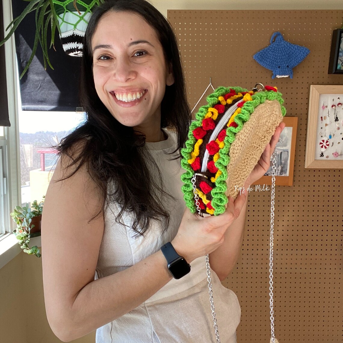 Crochet Taco Bag Pattern Fashion Accessory for Foodies and Taco ...