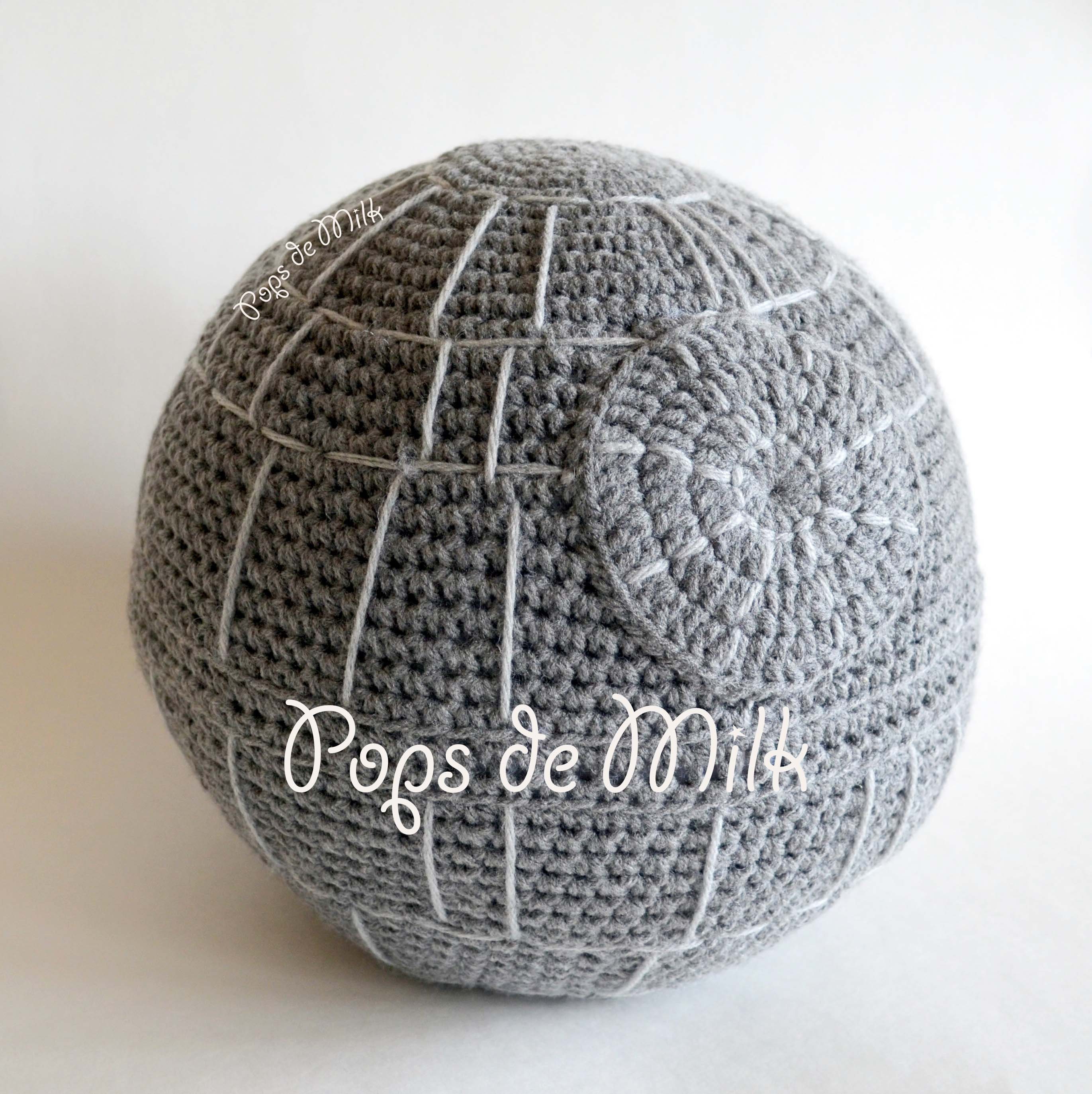 PATTERN: Crochet Death Star Space Station Amigurumi Home Decor — Pops ...