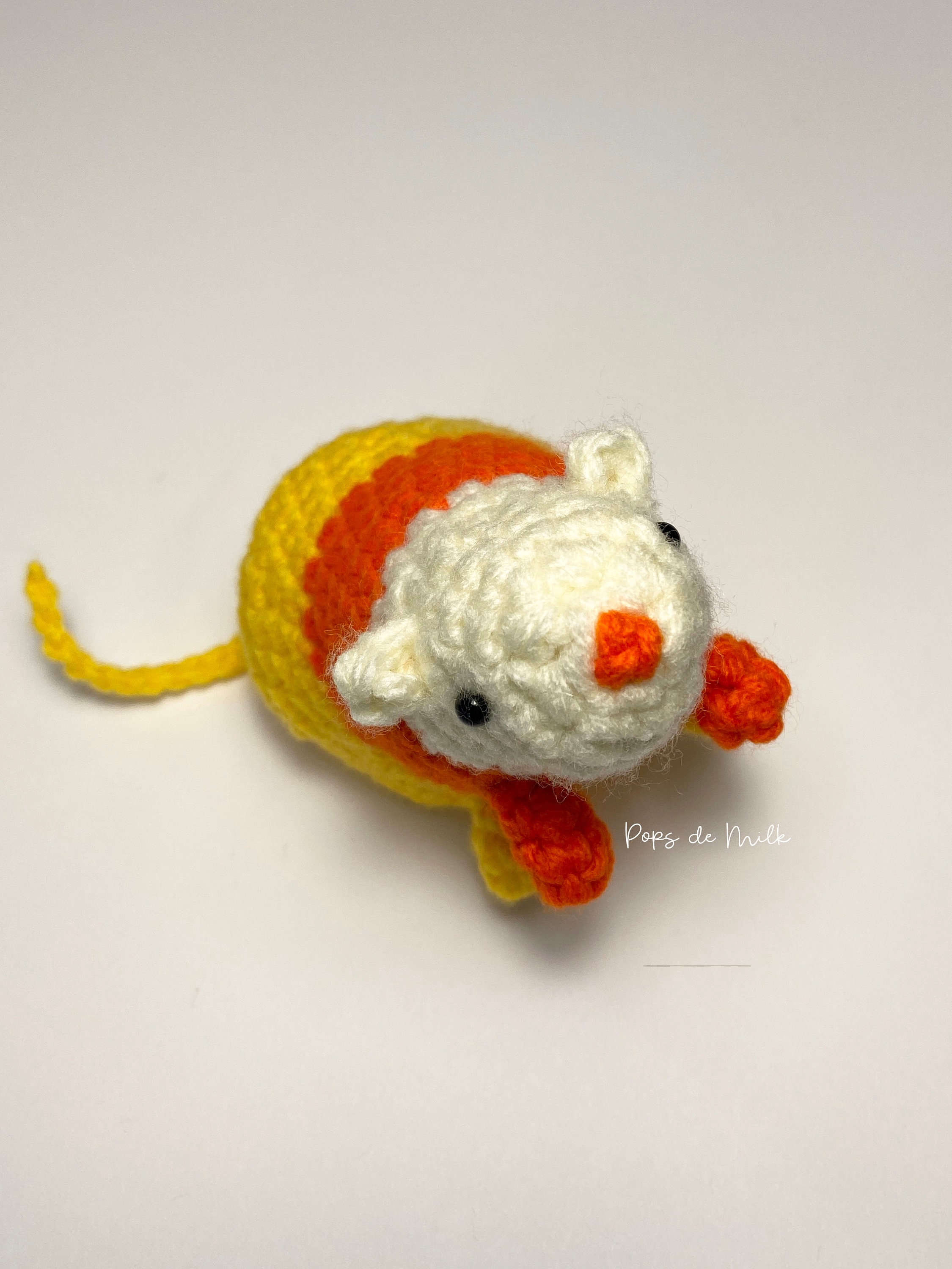 PATTERN: Crochet Science Candy Corn Rat Halloween Amigurumi — Pops de ...